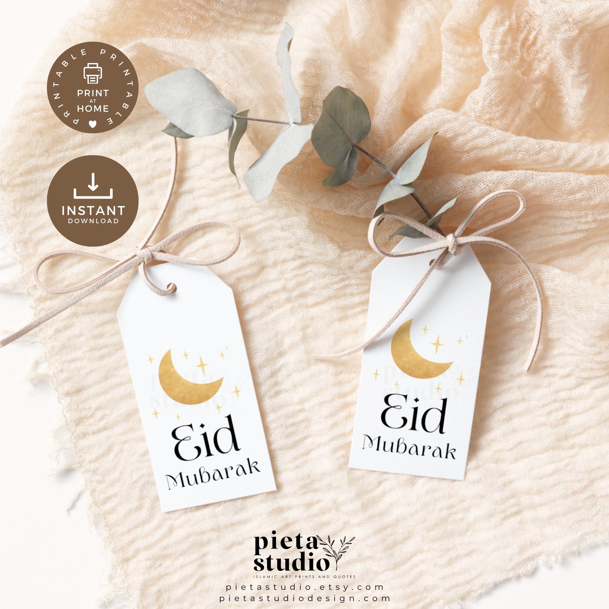 Eid Mubarak Gift Tags